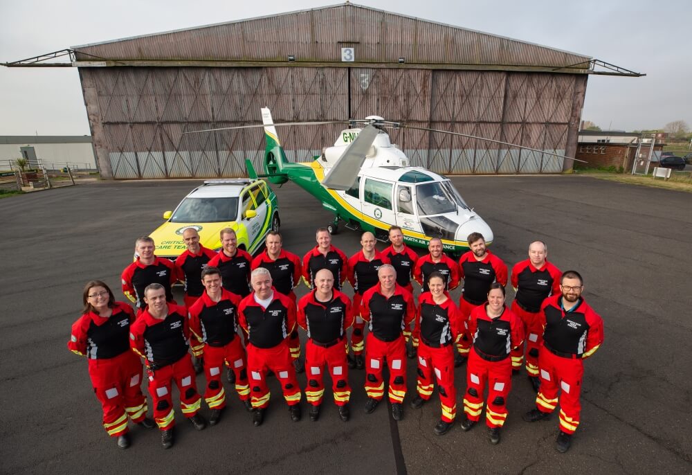New kit launch day at GNAAS - Great North Air Ambulance Service