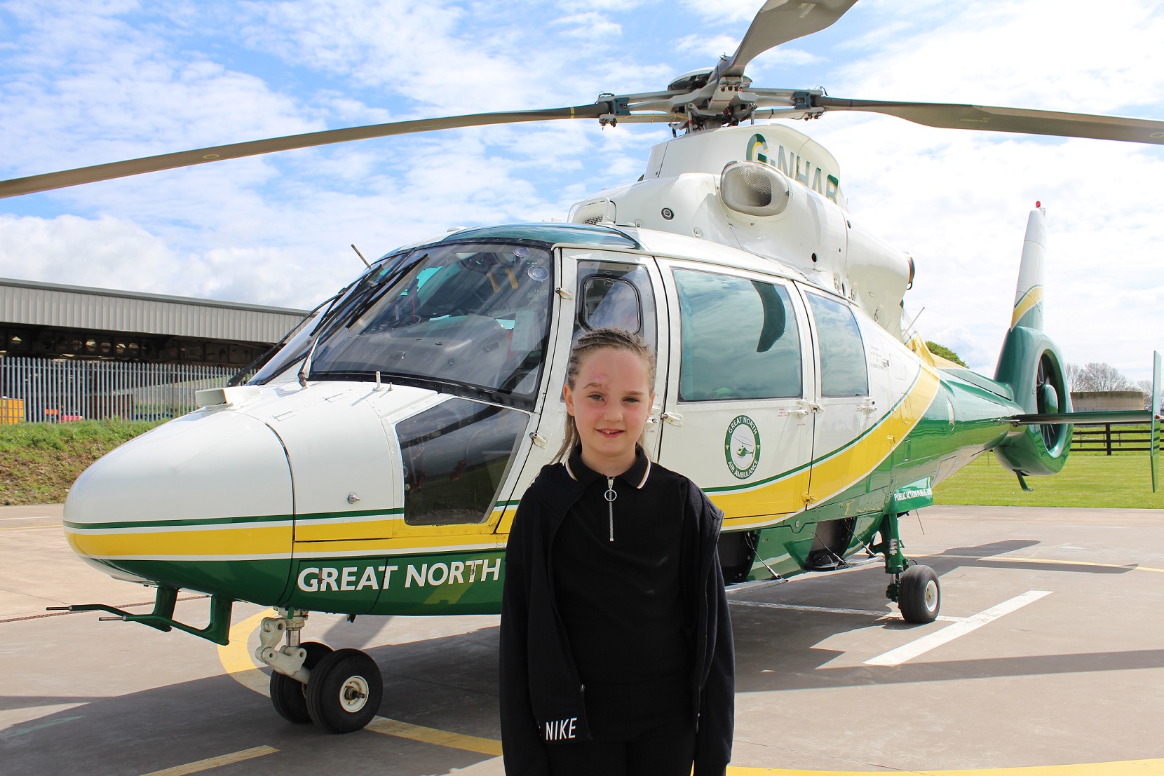 Young girl thanks GNAAS for help after freak farm accident - Great ...