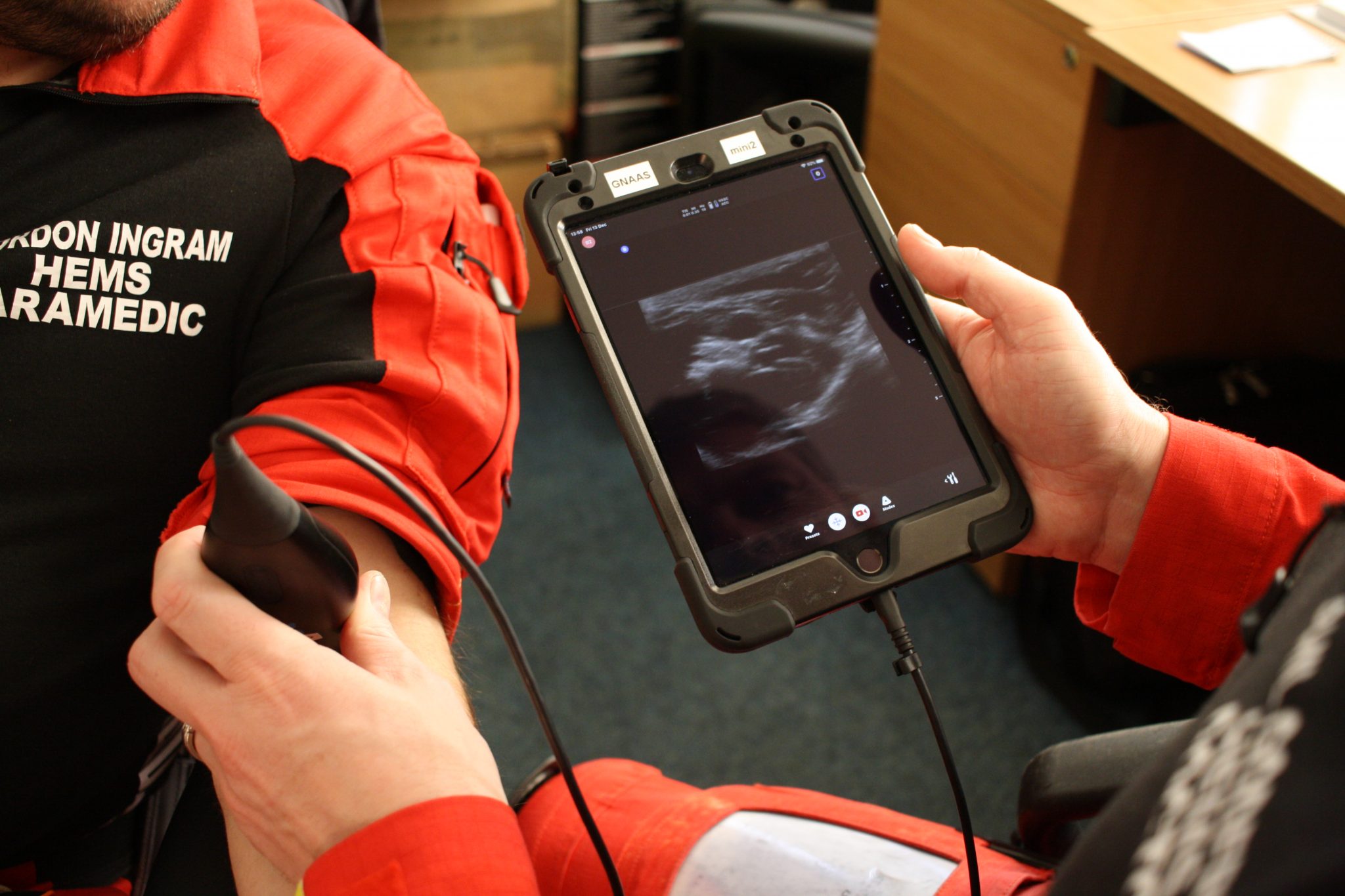 'Next-level' pre-hospital ultrasound scanner arrives at GNAAS - Great North Air Ambulance Service