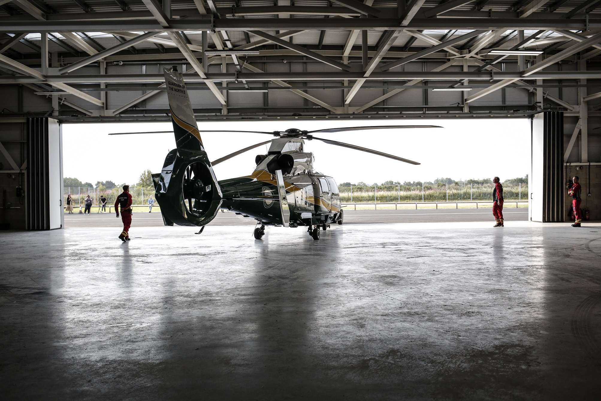 New helicopter begins work - Great North Air Ambulance Service