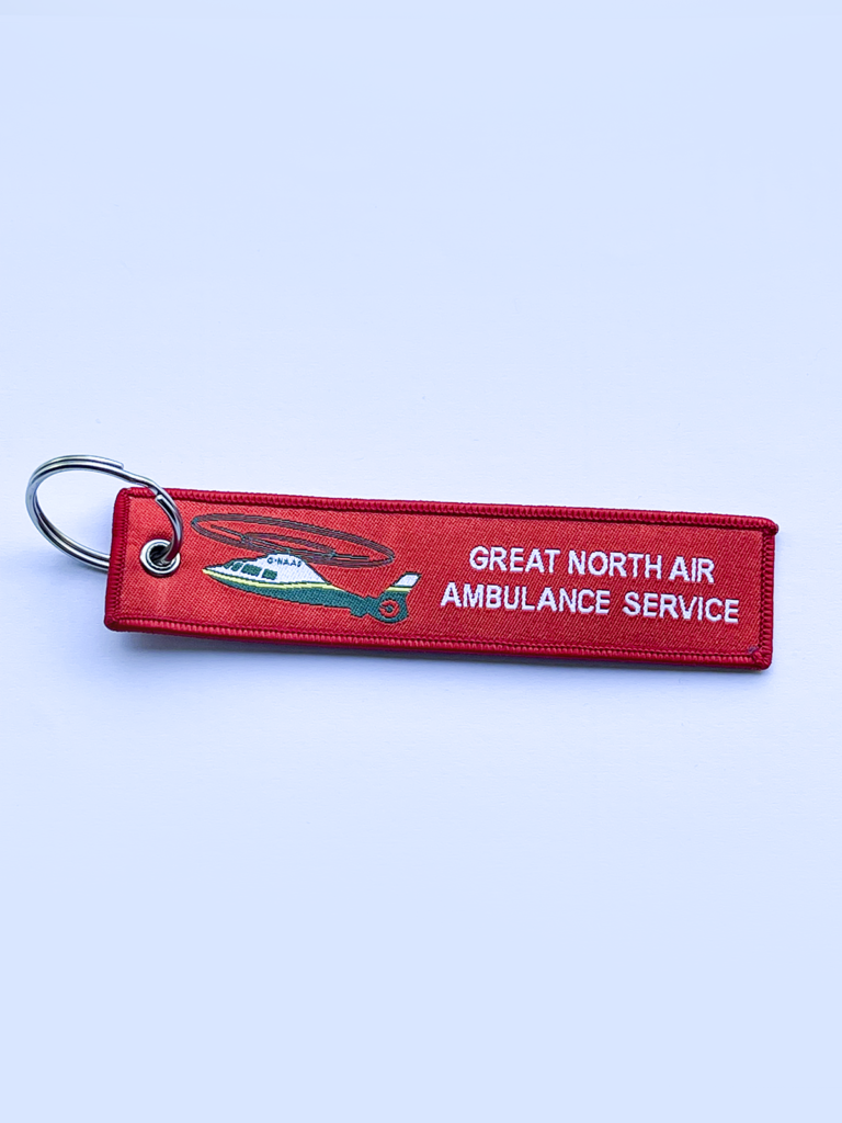 GNAAS Flight Tag Keyring - Great North Air Ambulance Service