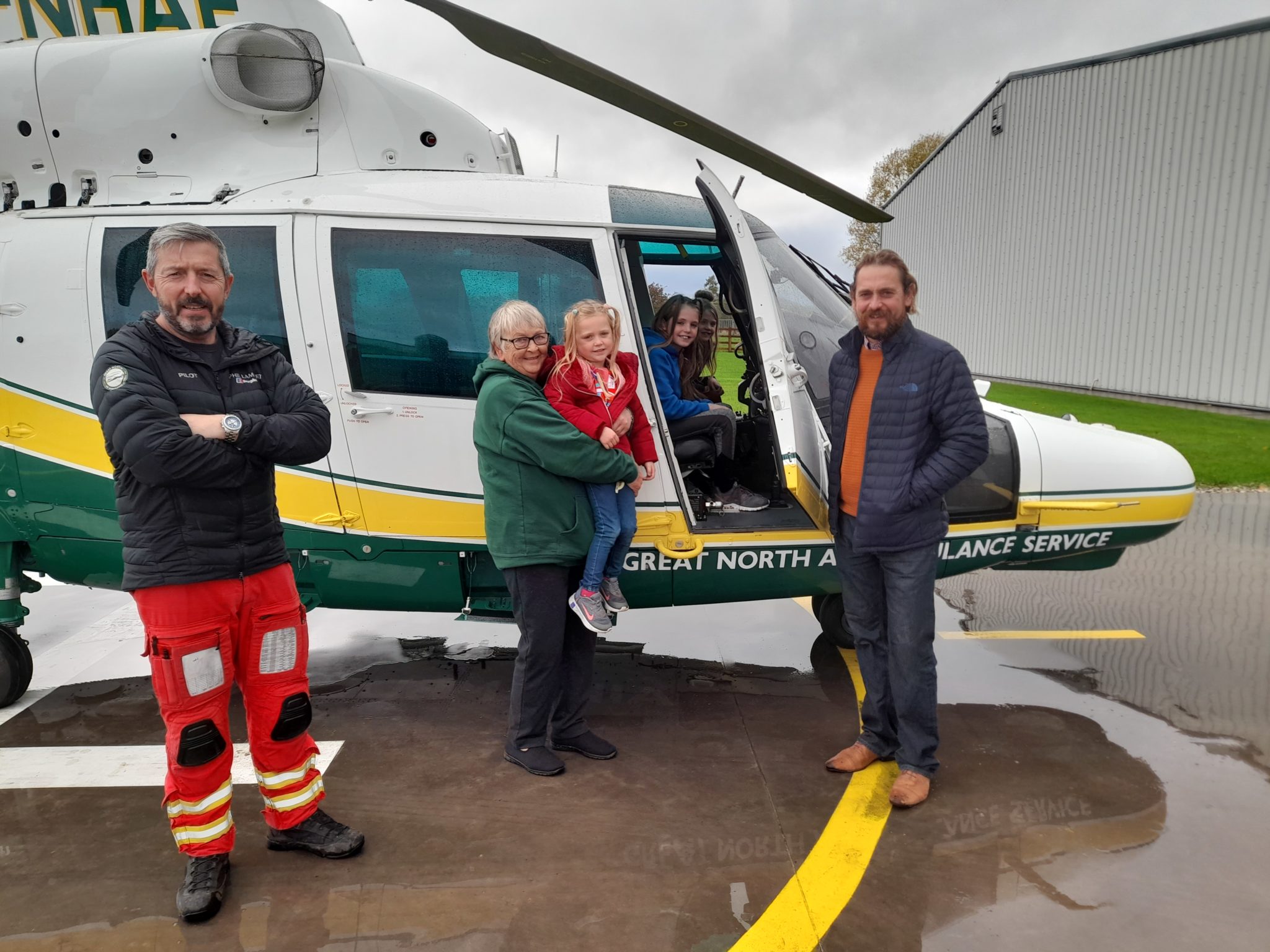 Farmer walking Hadrian's Wall for GNAAS - Great North Air Ambulance Service