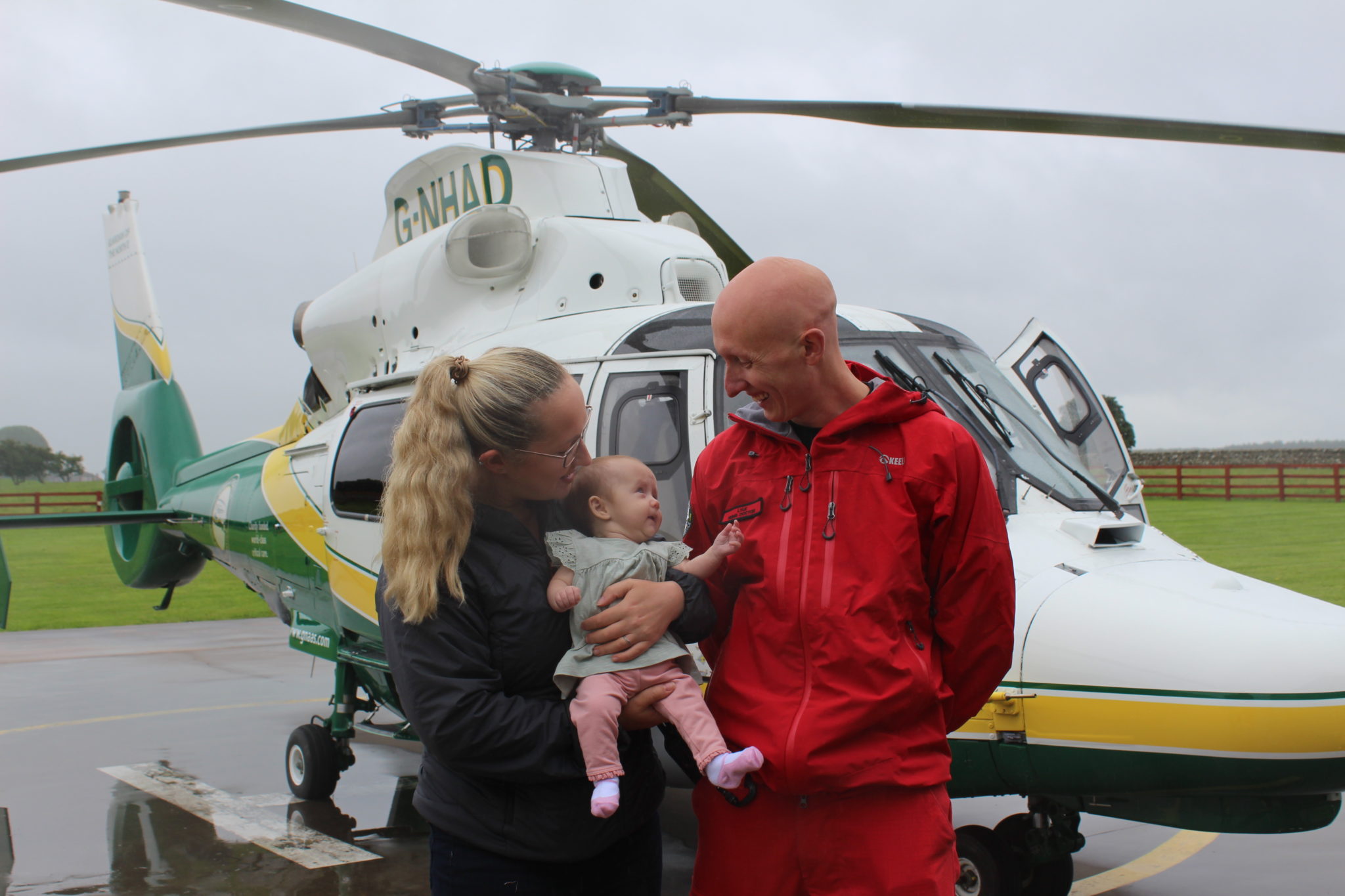 Mother praises GNAAS medics after birth of baby girl - Great North Air ...