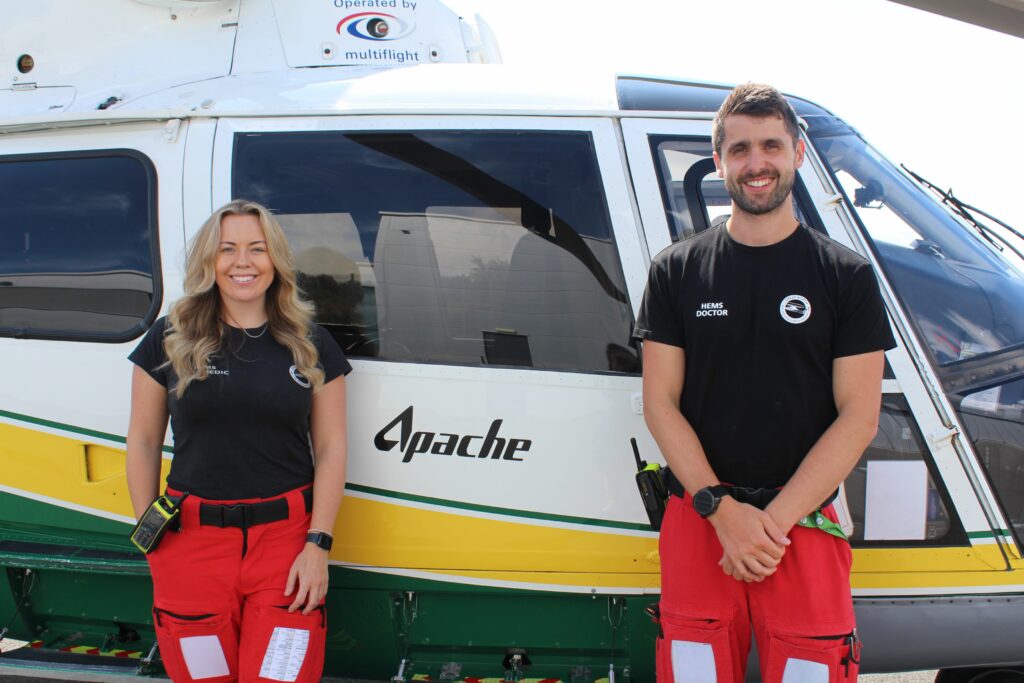 Apache helping to fuel rescues across the North - Great North Air Ambulance Service
