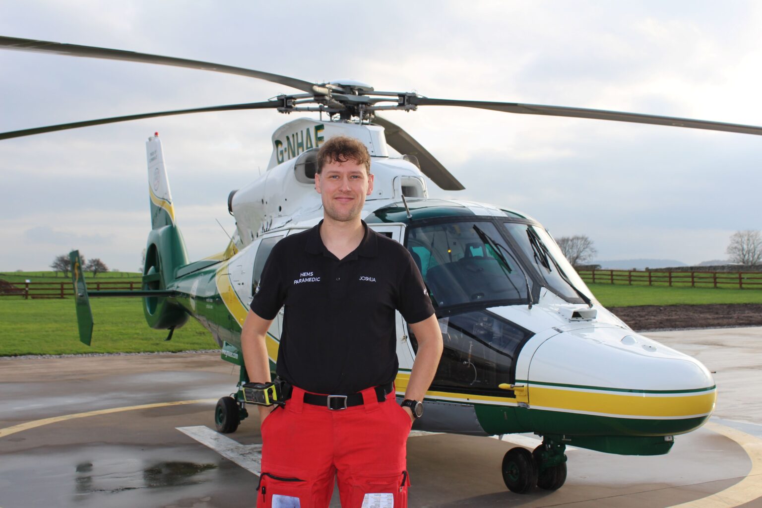 Meet our new paramedic Josh - Great North Air Ambulance Service
